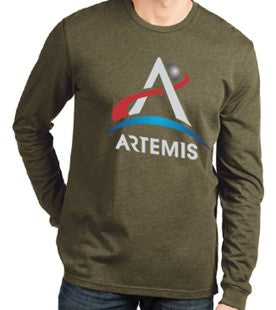 Artemis Program Full Color Logo Long Sleeve T-Shirt – myNASAstore