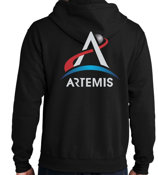Artemis Program Full Color Logo Full Zip Hoodie – myNASAstore