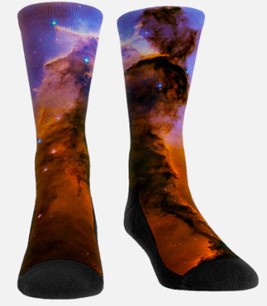 Galaxy Blue Pillar Space Socks – myNASAstore