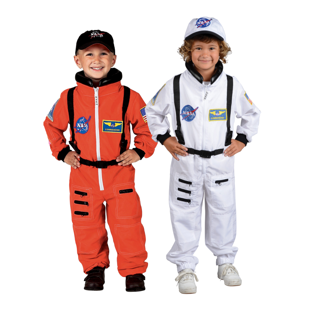 NASA Astronaut Junior Flight Suit - 3 Colors - Blue, Orange or White ...